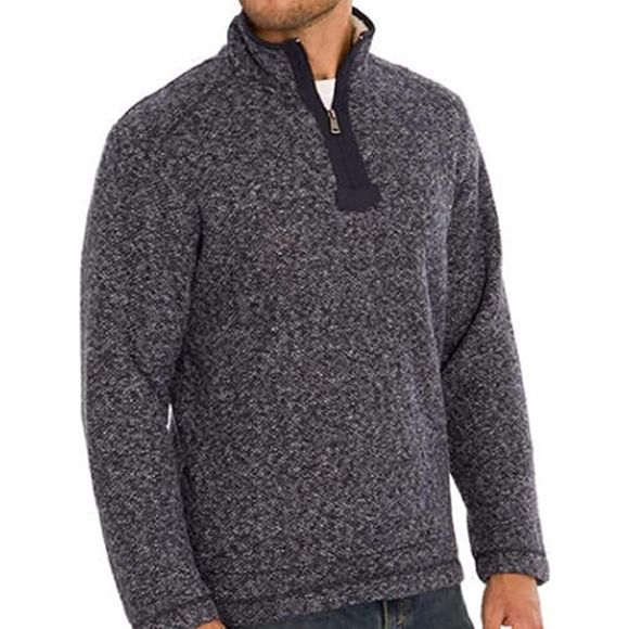Orvis | Sweaters | Orvis Brighton Quarter Zip Sweater Navy Marled ...